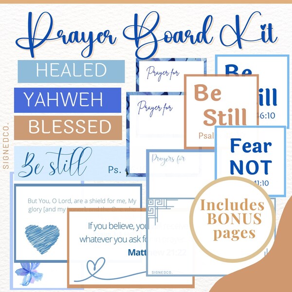 Prayer Board Kit Printable - Etsy