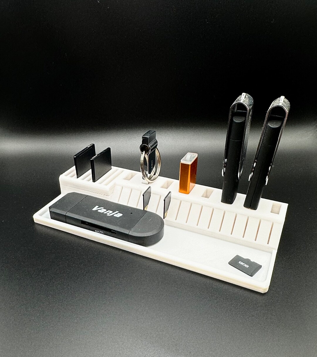 Memory Card Holder (USB, SD and Micro SD Cards) - Etsy