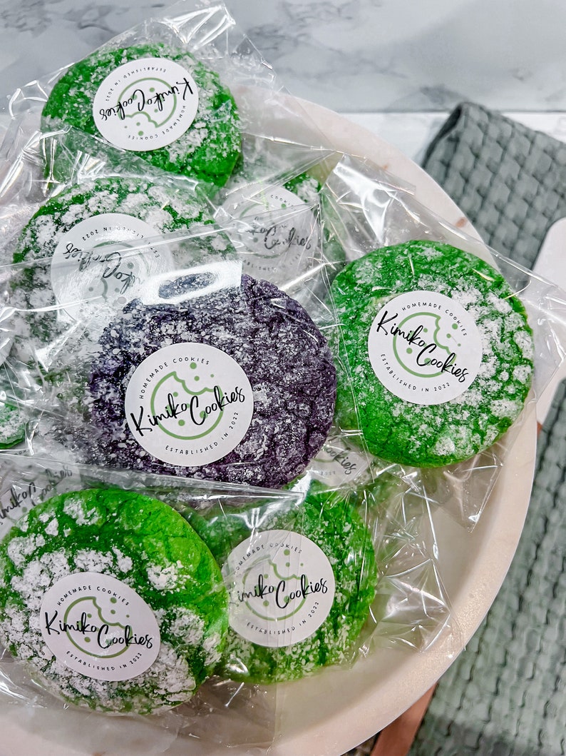 Ube and Buko Pandan Crinkle Cake Sugar Cookies - Etsy