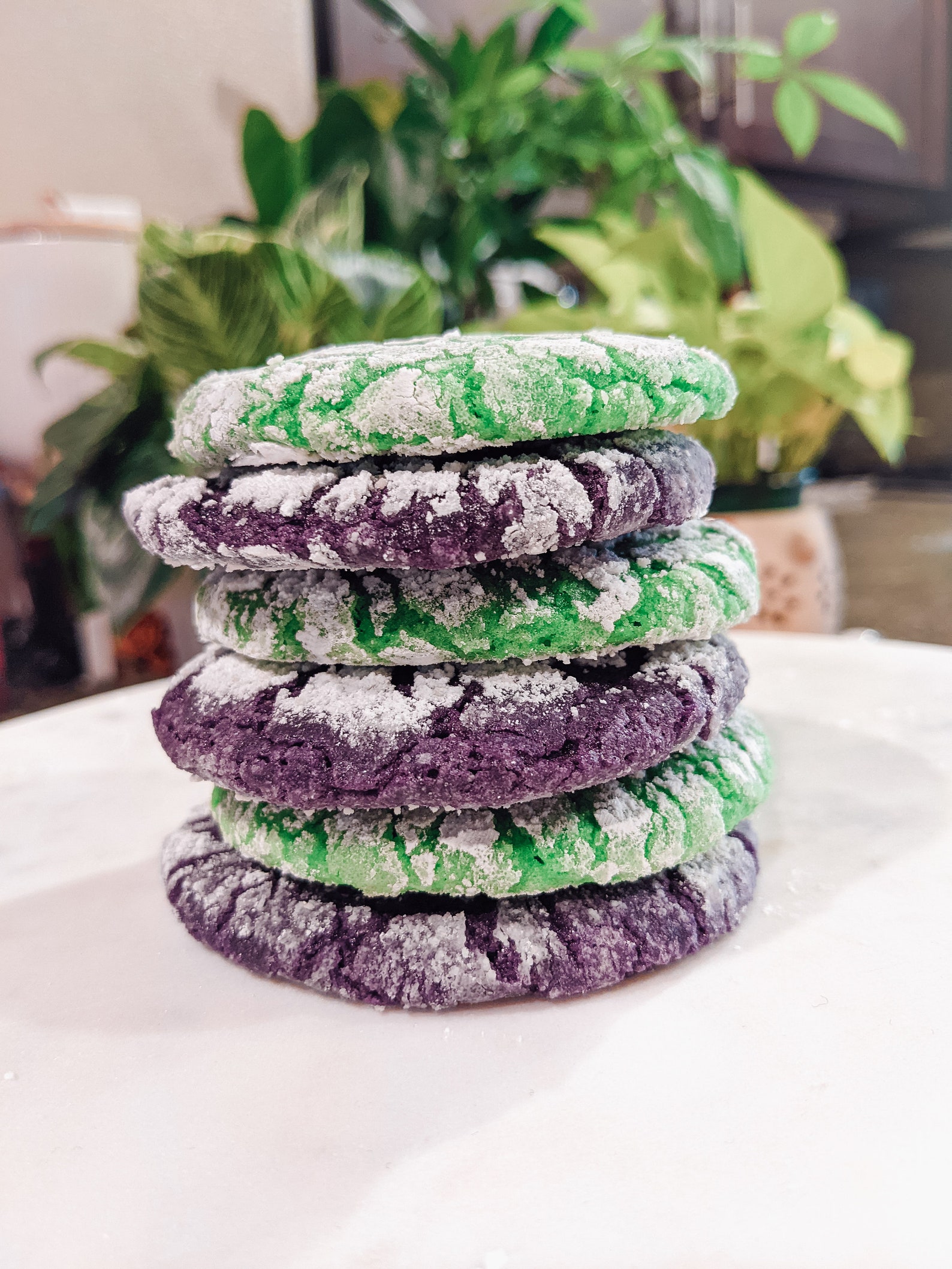 Ube and Buko Pandan Crinkle Cake Sugar Cookies - Etsy
