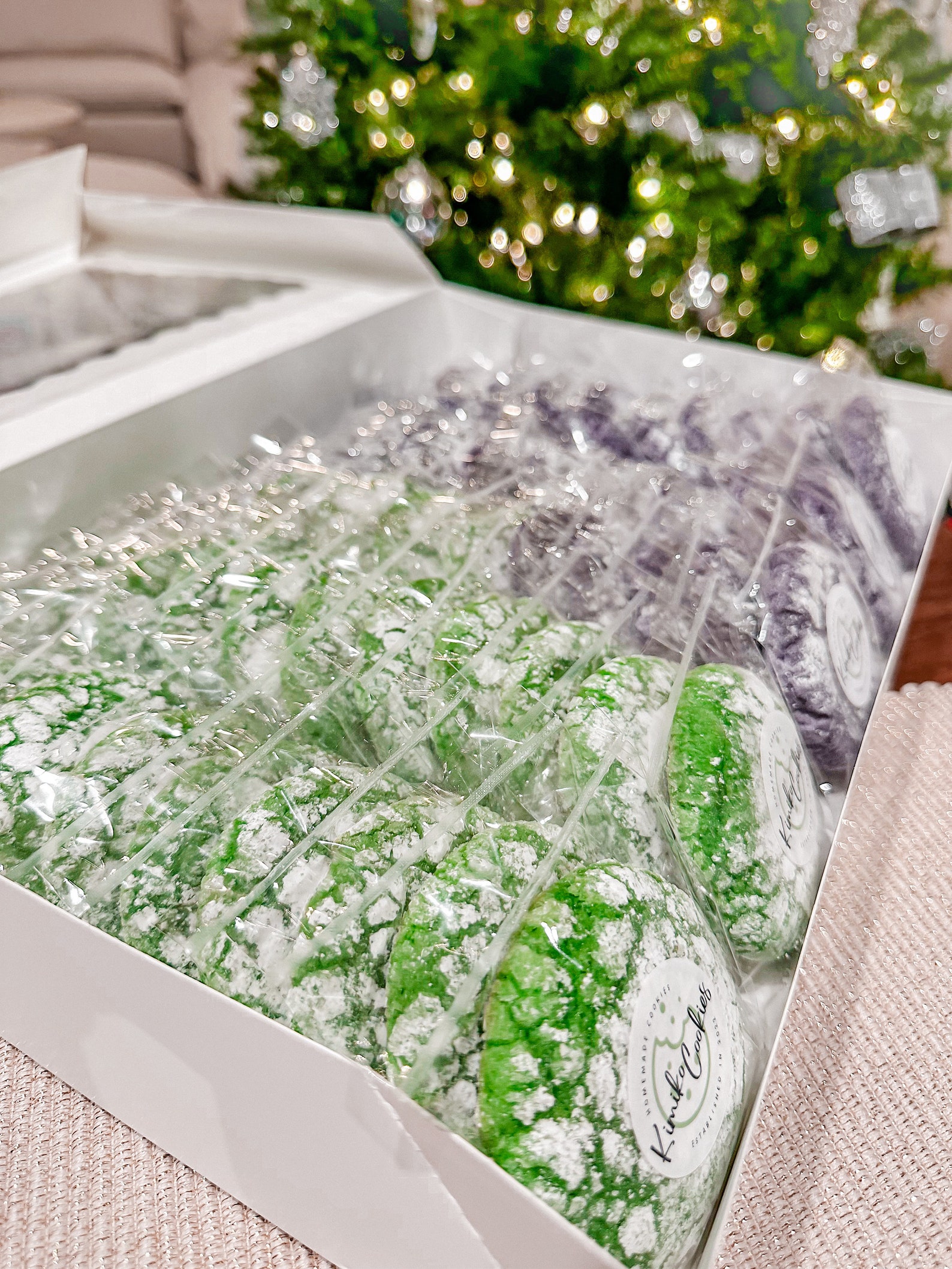 Ube and Buko Pandan Crinkle Cake Sugar Cookies - Etsy