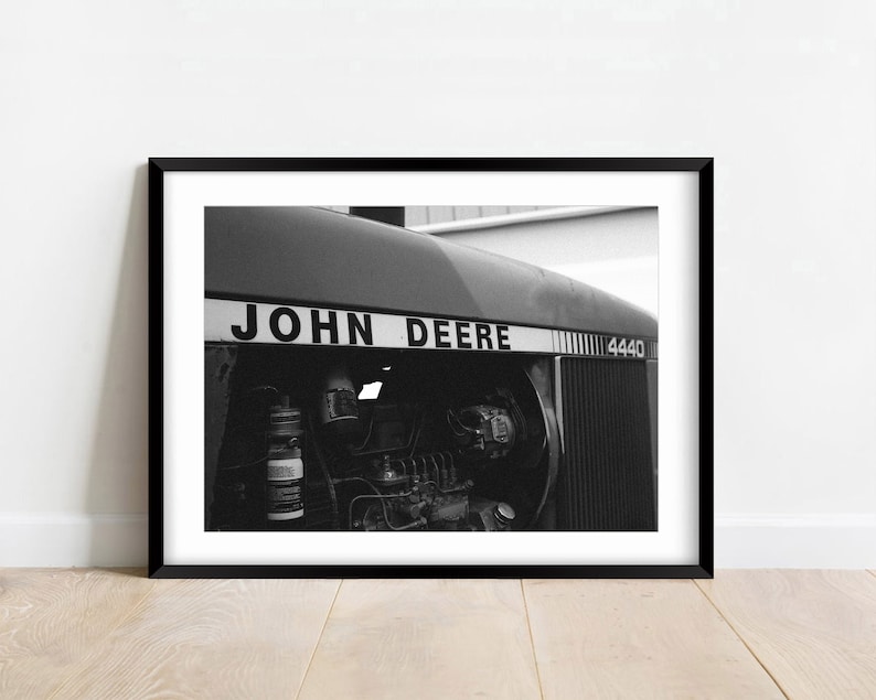John Deere 4440 Tractor Print: Farmhouse Nursery Decor (digital ...