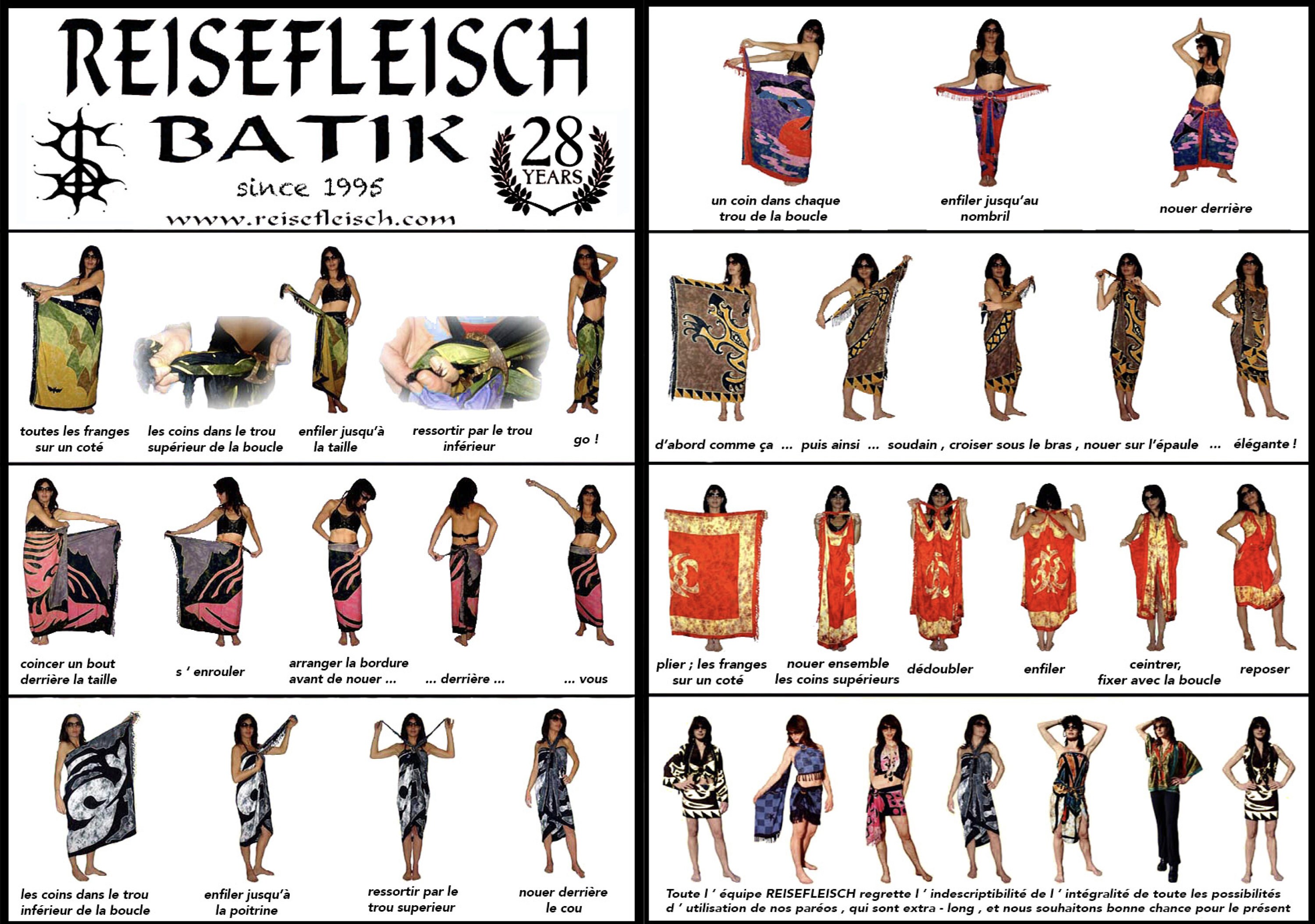 Sarong Pareo Reisefleisch Batik Handpainted Soft High Quality Fabric ...