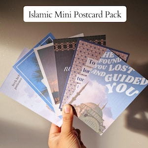 Islamic Mini Prints - Blue Mosques | Postcard Set | Islamic Wall Art - Etsy
