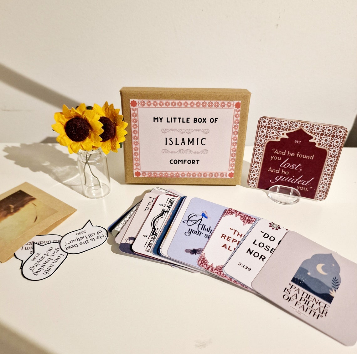 My Little Box of Islamic Comfort Letterbox Gifts Motivation Cards ...