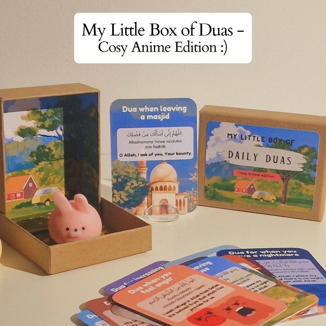My Little Box of Daily Du'as Anime Edition Letterbox Gifts Motivation ...