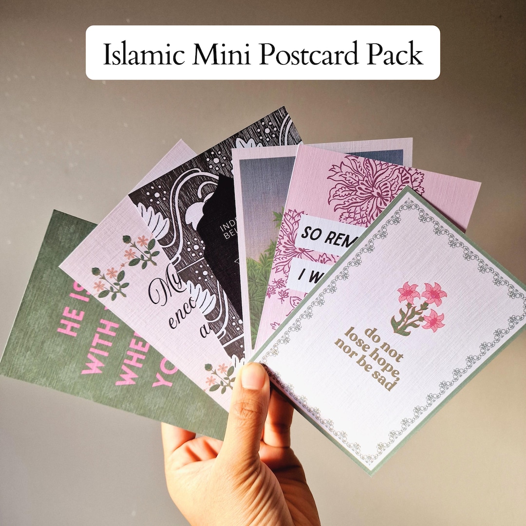 Islamic Mini Prints - Mughal | Postcard Set | Islamic Wall Art - Etsy