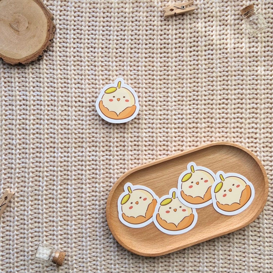 Mochi Chick Sticker Flake Kawaii Dessert Sticker Flake Bullet Journal ...