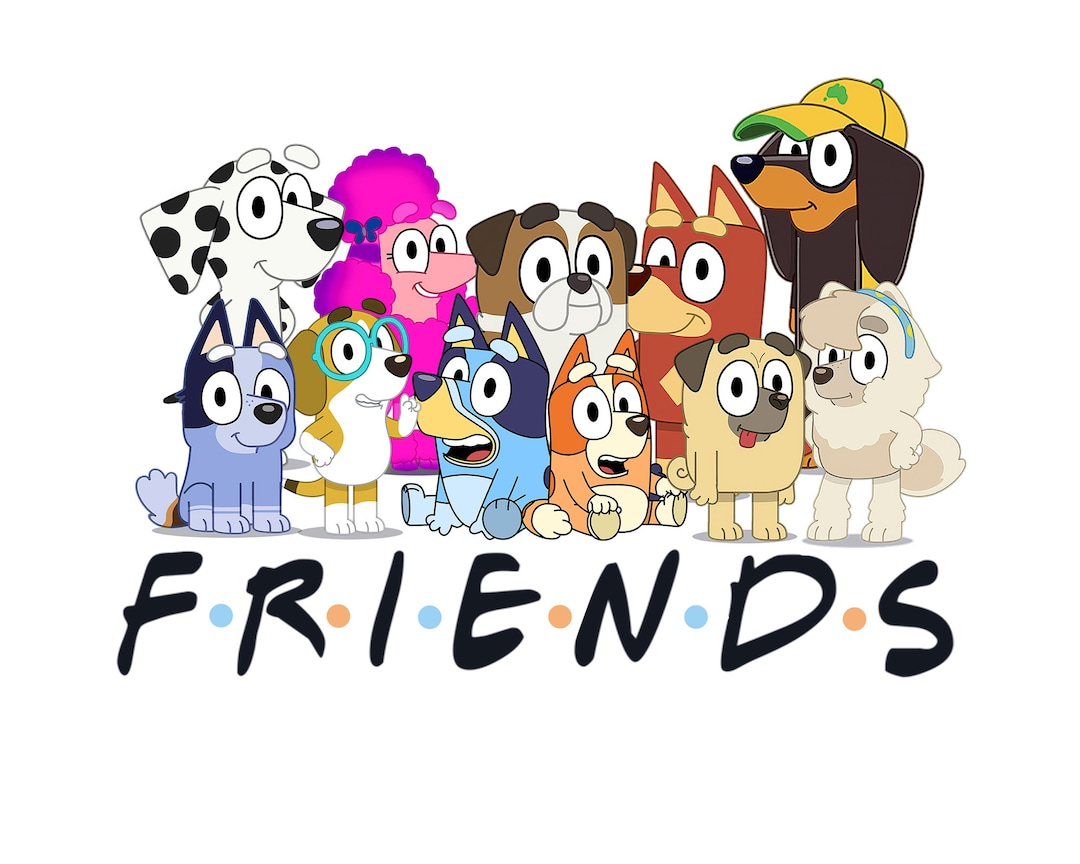 Bluey Friends PNG Files Bluey PNG Bingo PNG Bluey Bingo Png - Etsy