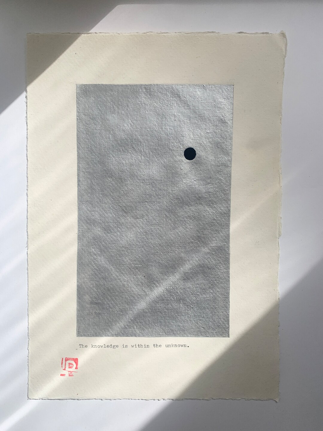 The Unknown / Word Art Ink Poem Acrylic Typography Letters Writing ...