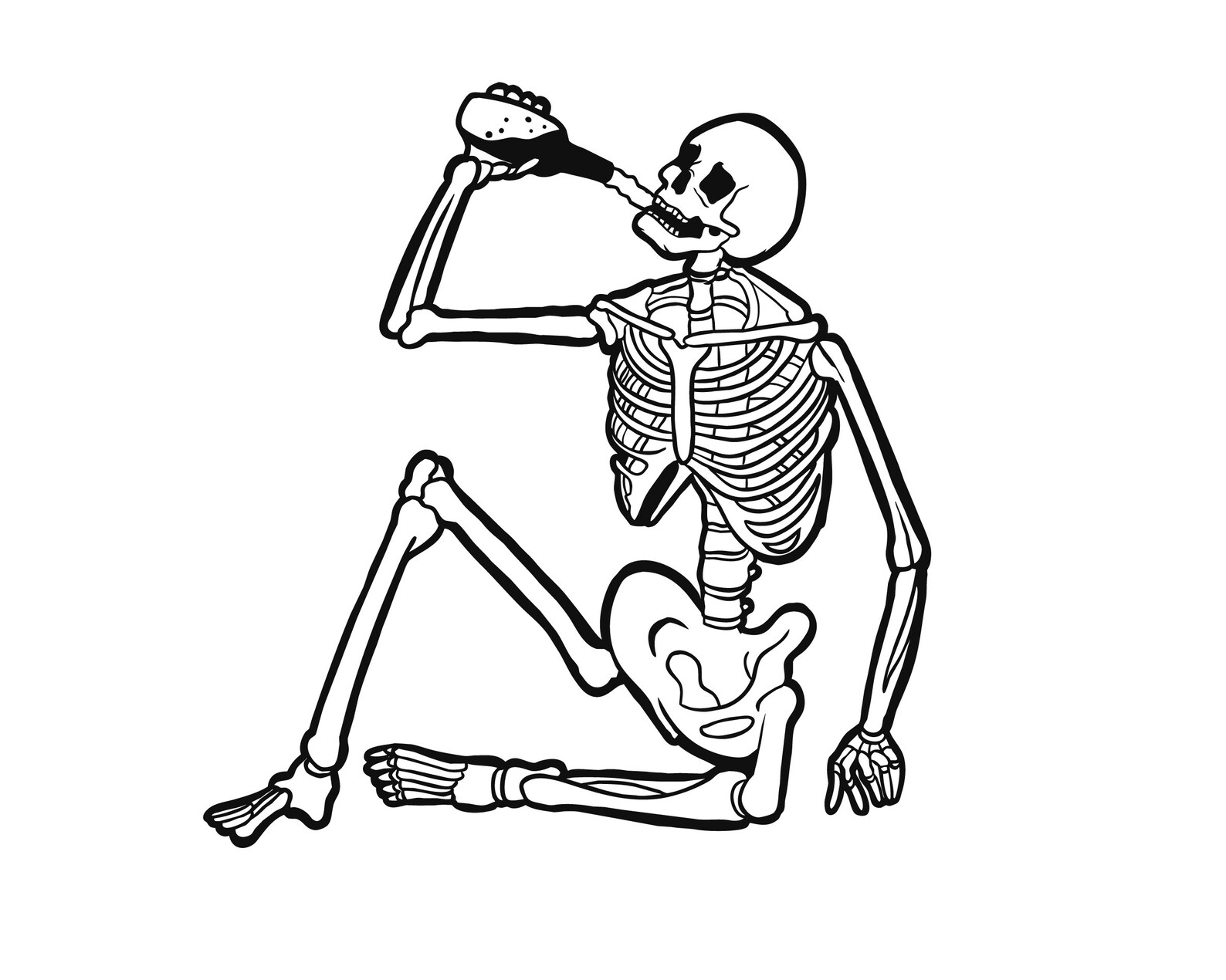 Jack Skellington SVG, Skeleton Dancing Halloween, Skeleton Chilling ...