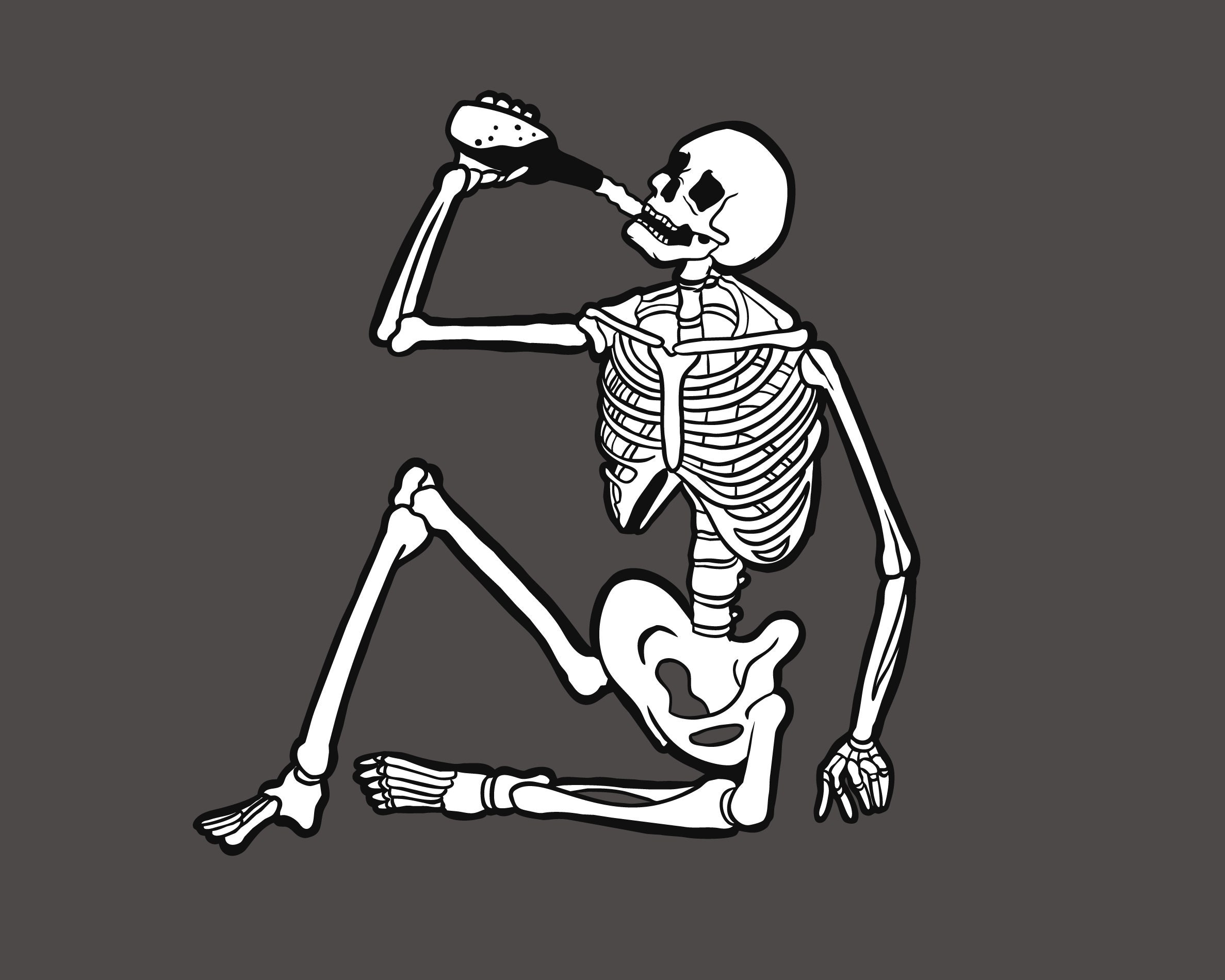 Jack Skellington SVG, Skeleton Dancing Halloween, Skeleton Chilling ...
