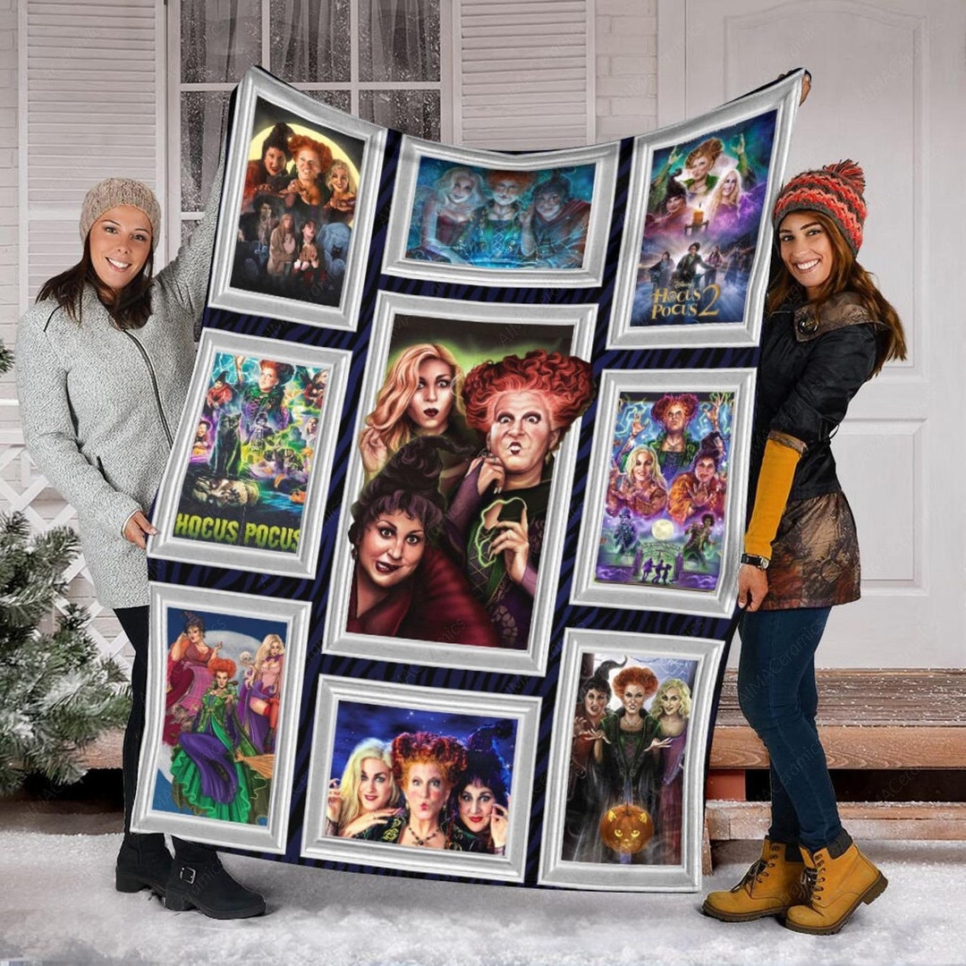 Hocus Pocus Fleece Blanket Sanderson Sister Hocus Pocus - Etsy