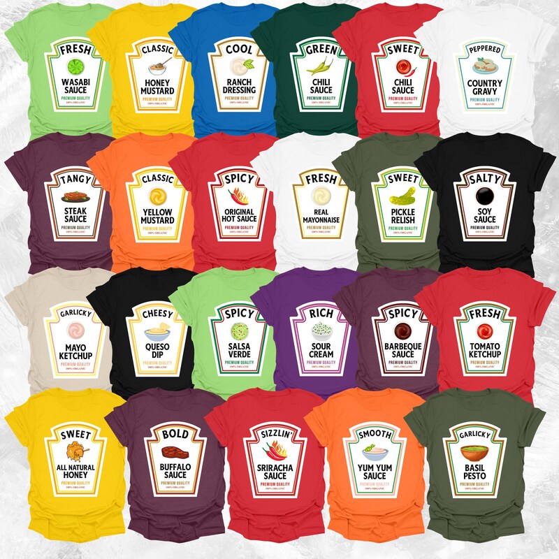 Condiment Shirt - Etsy