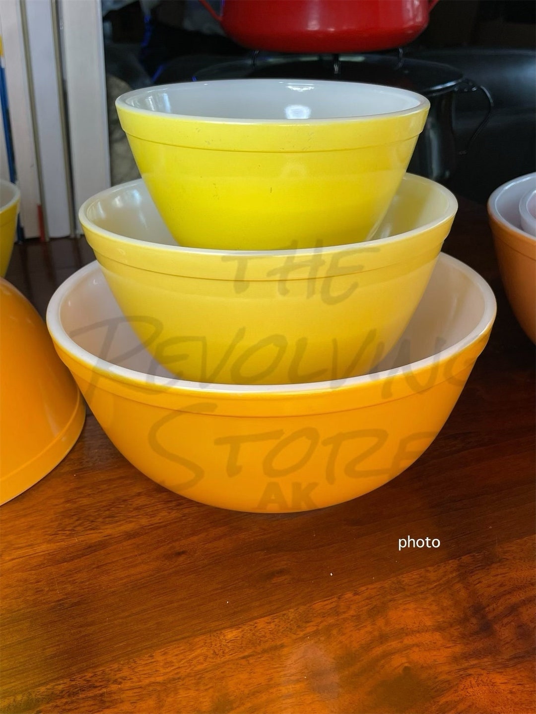 3pc Pyrex Orange & Yellow Mixing Bowl Set Choice - Etsy