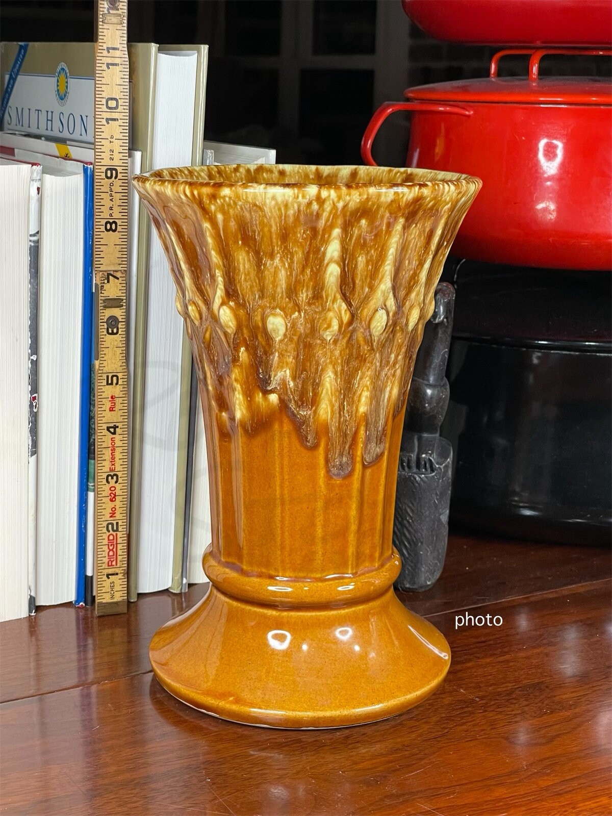 Vintage Tall Pottery Vase, Mccoy Pottery Choice - Etsy