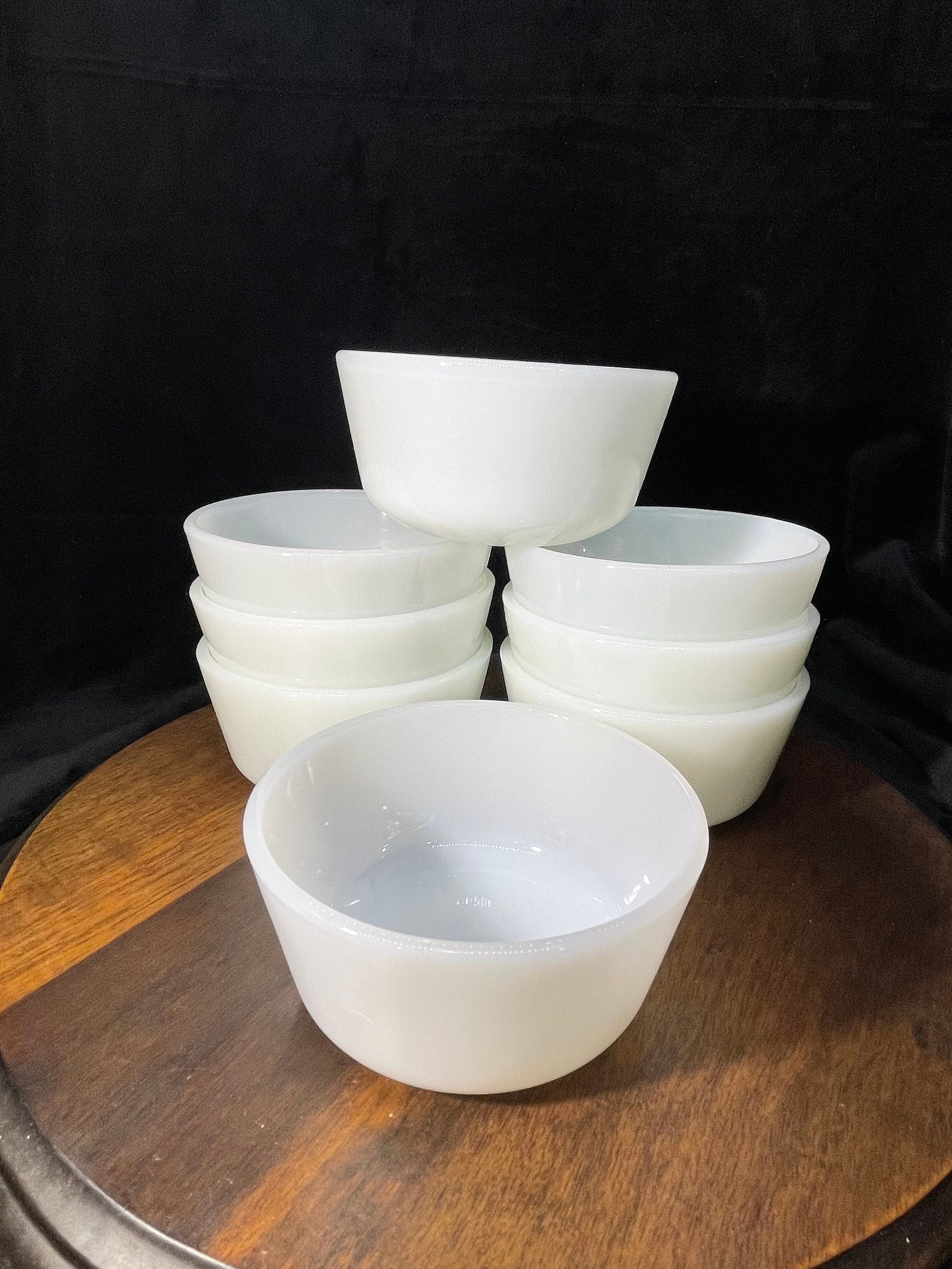 Custard Cups Choice Glasbake 4oz or Fire King 6oz - Etsy