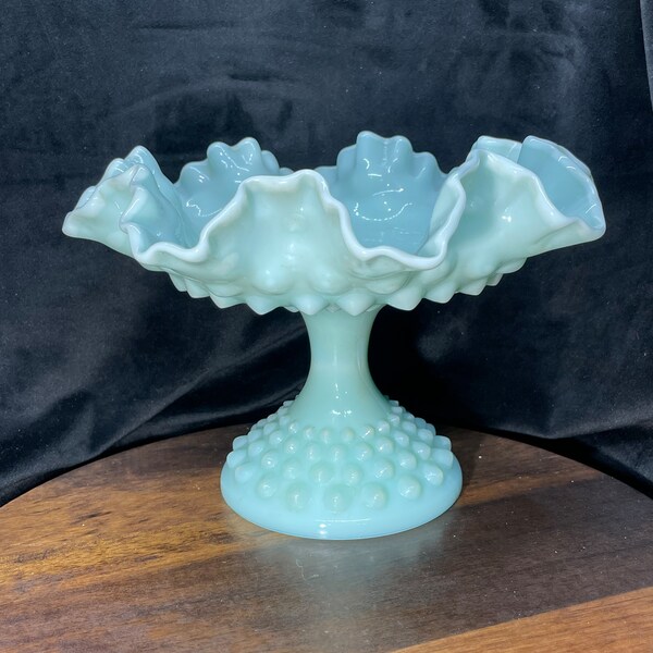 Turquoise Milk Glass - Etsy