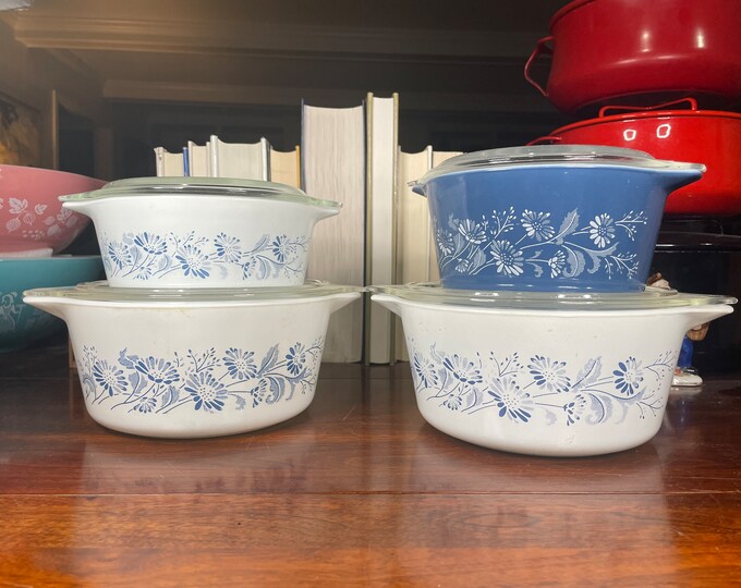 Pyrex Colonial Mist Mixer Set - Etsy