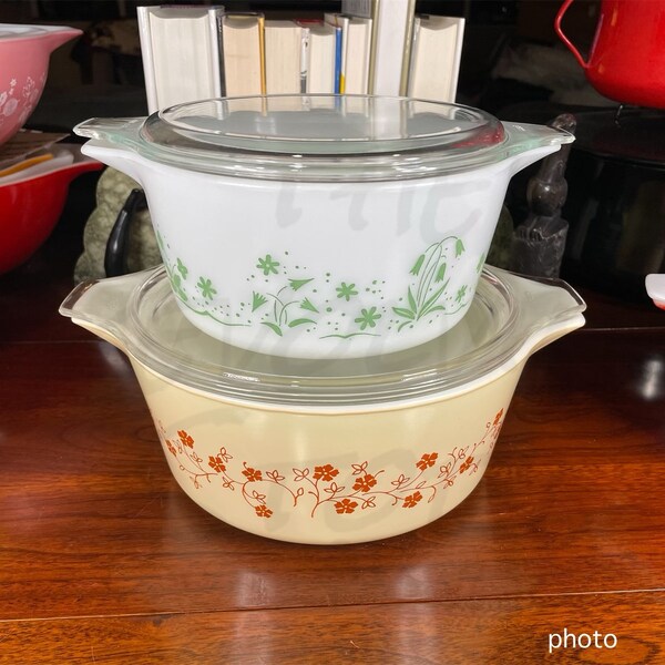 Pyrex Flowers - Etsy
