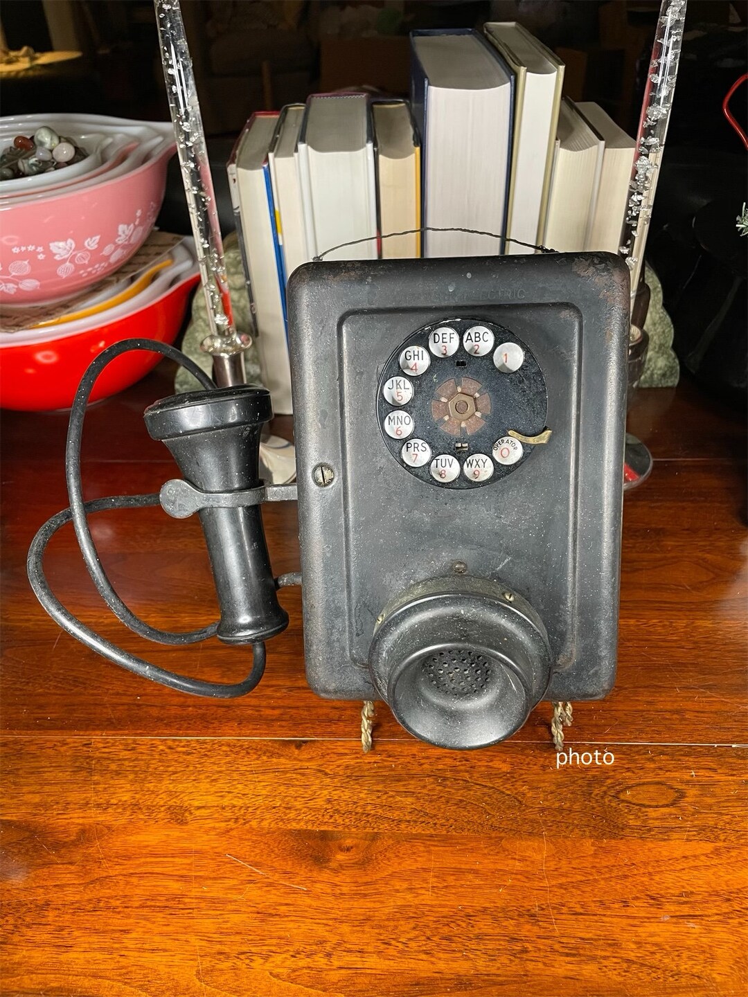 Vintage Western Electric 653 Metal Wall Phone - Etsy