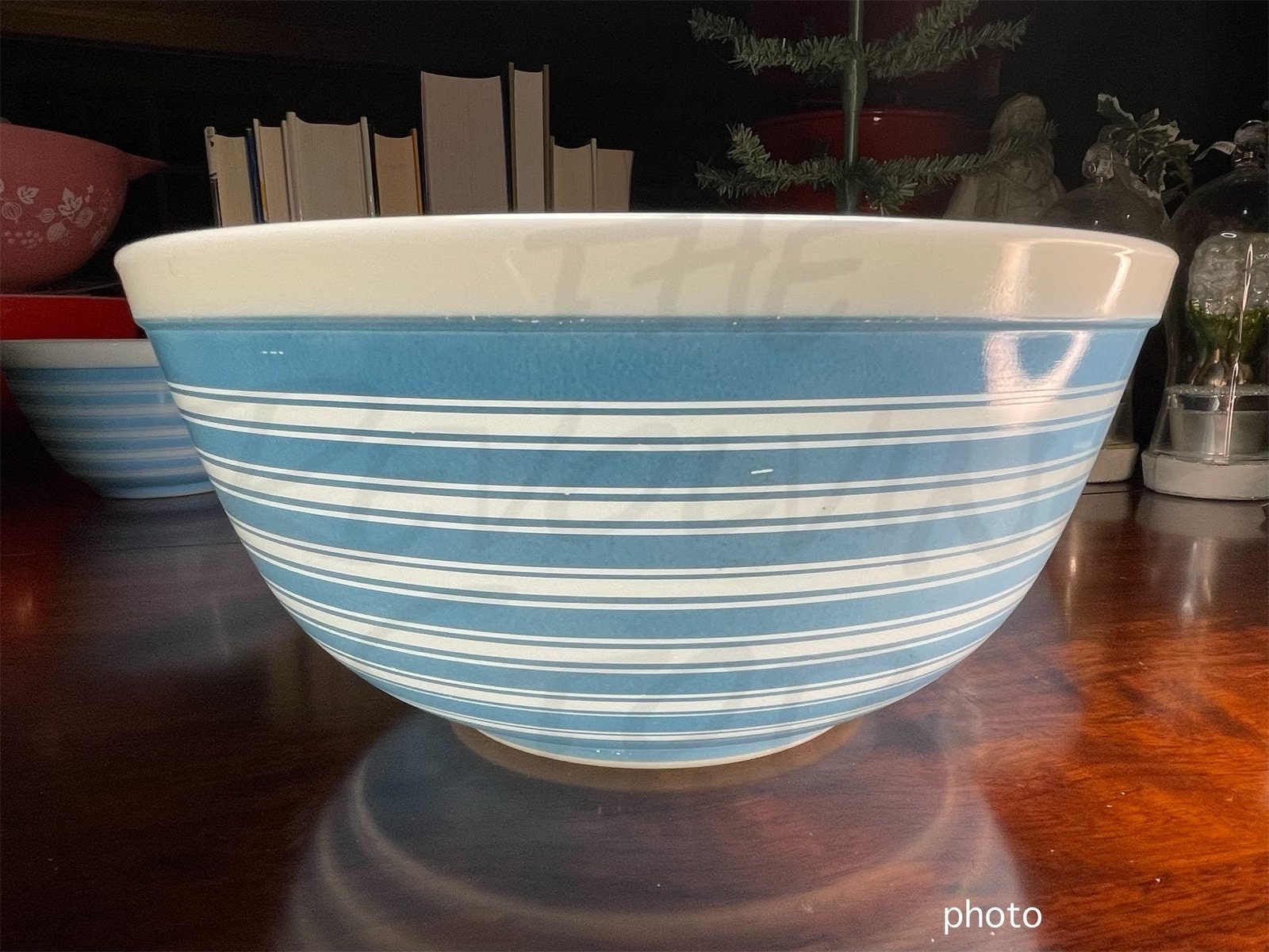 Vintage Pyrex Blue Stripe 401-403 Mixing Bowls - Etsy