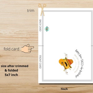 Taco Birthday Card, Spec-taco-ular Birthday, Taco Pun Birthday Card ...