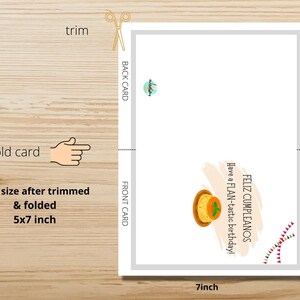 Feliz Cumpleanos Have A Flan-tastic Birthday, Flan Birthday Card, Punny ...