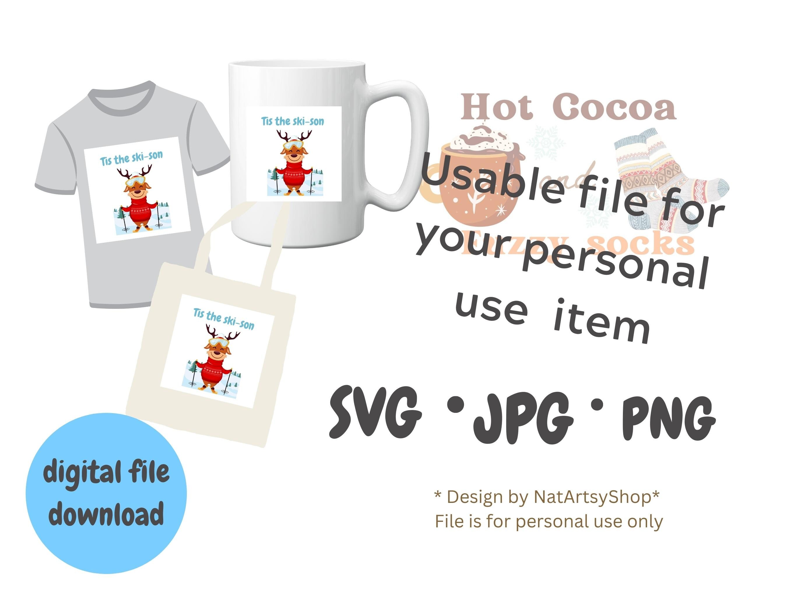 Ski Season SVG, JPG,PNG File, Ski Season Vector File, Ski Season ...