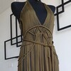 SEASIDE BOHO GOWN Macrame Maxi Dress Single Piece Dress Long Gown Dress ...