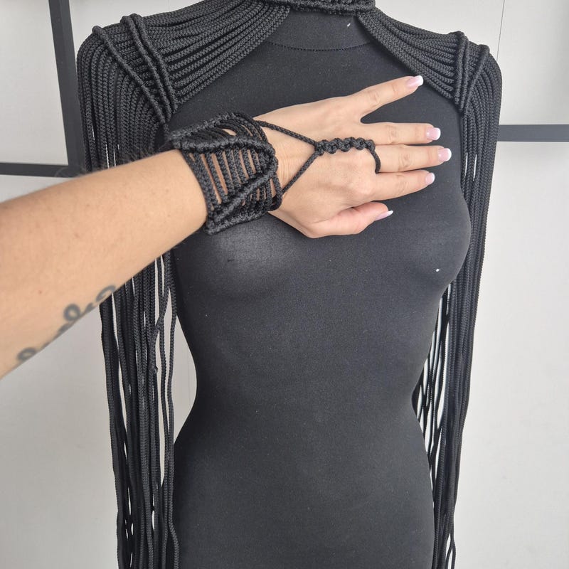 Shoulder Piece Macrame - Etsy