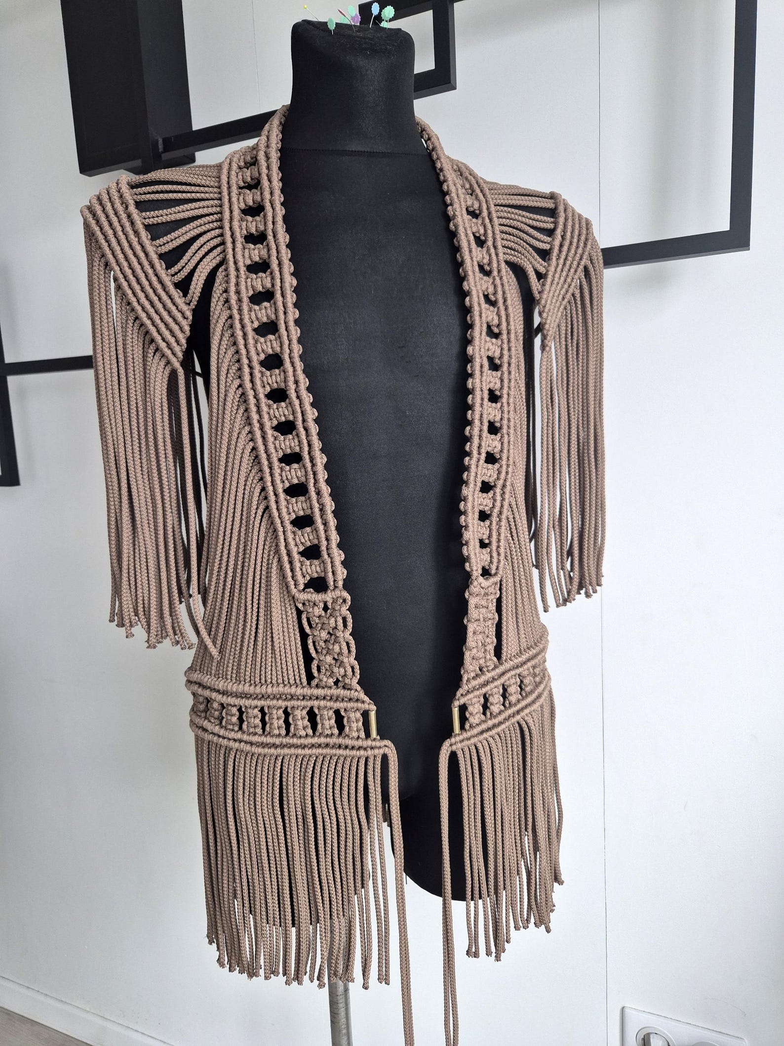 Men's Macrame Jacket / Men's Festival Jacket / Boho Festival Outwear ...