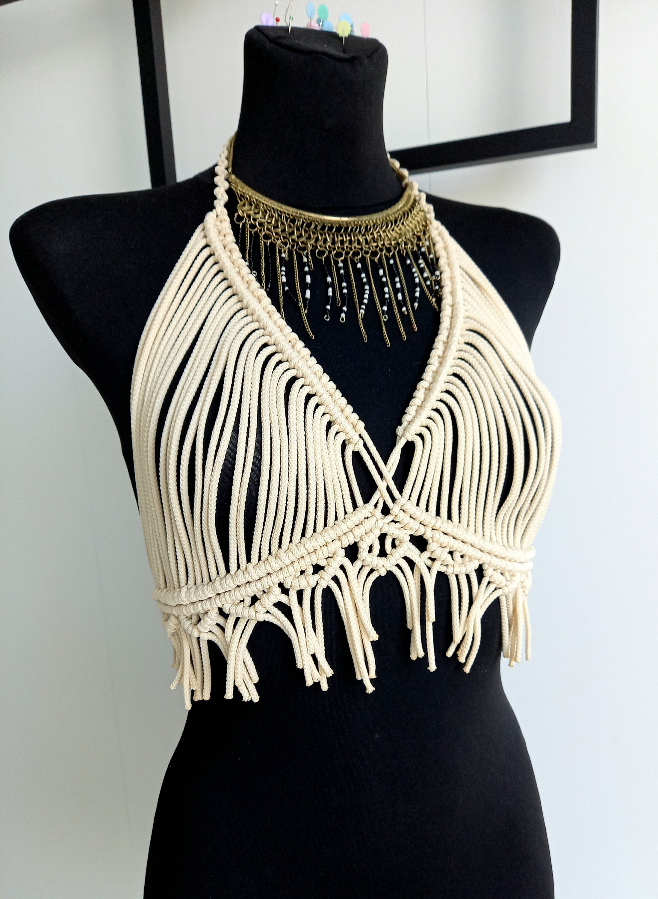 MACRAME CHIC TOP | Womens Macrame Top | Enchanting Beachwear | Macrame ...