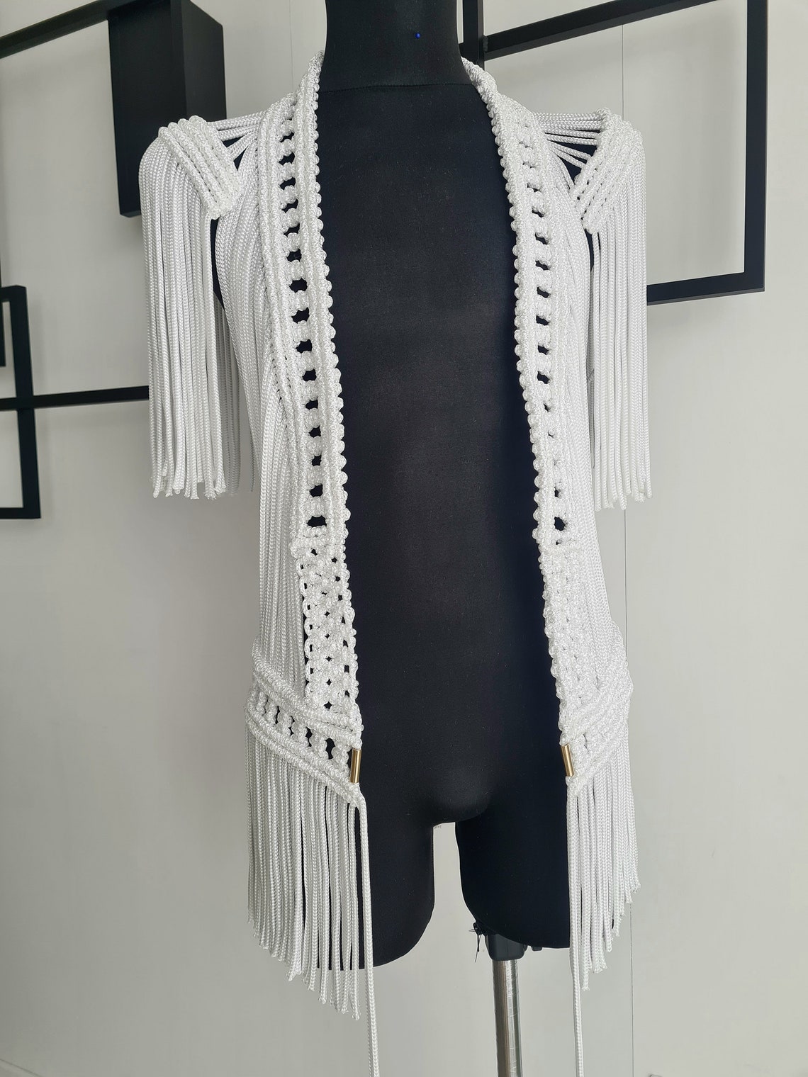 Men's Macrame Jacket / Men's Festival Jacket / Boho Festival Outwear ...