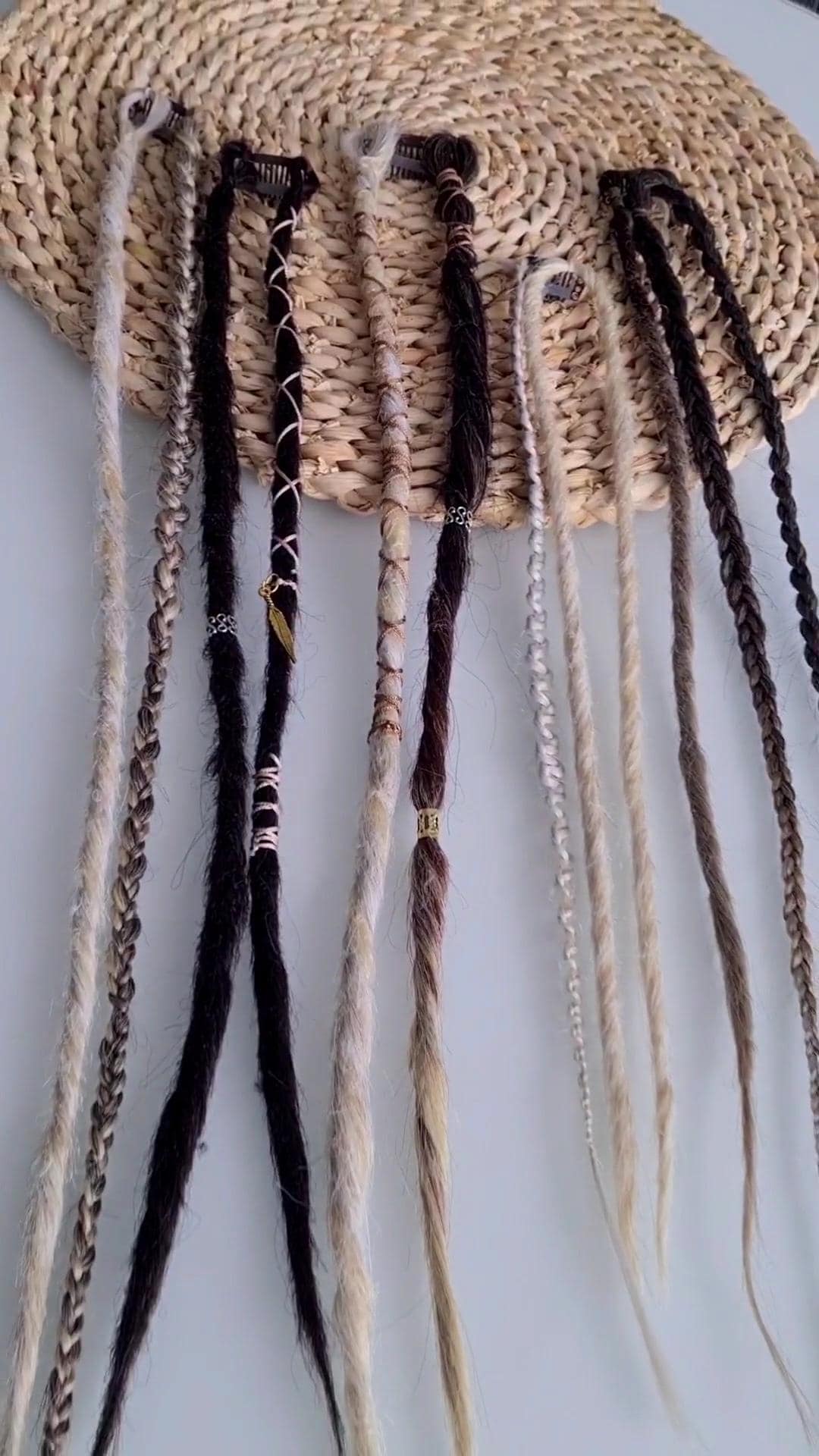 Dreadlock Clip/festival Hair Accessory/temporary Dreadlock Extension ...