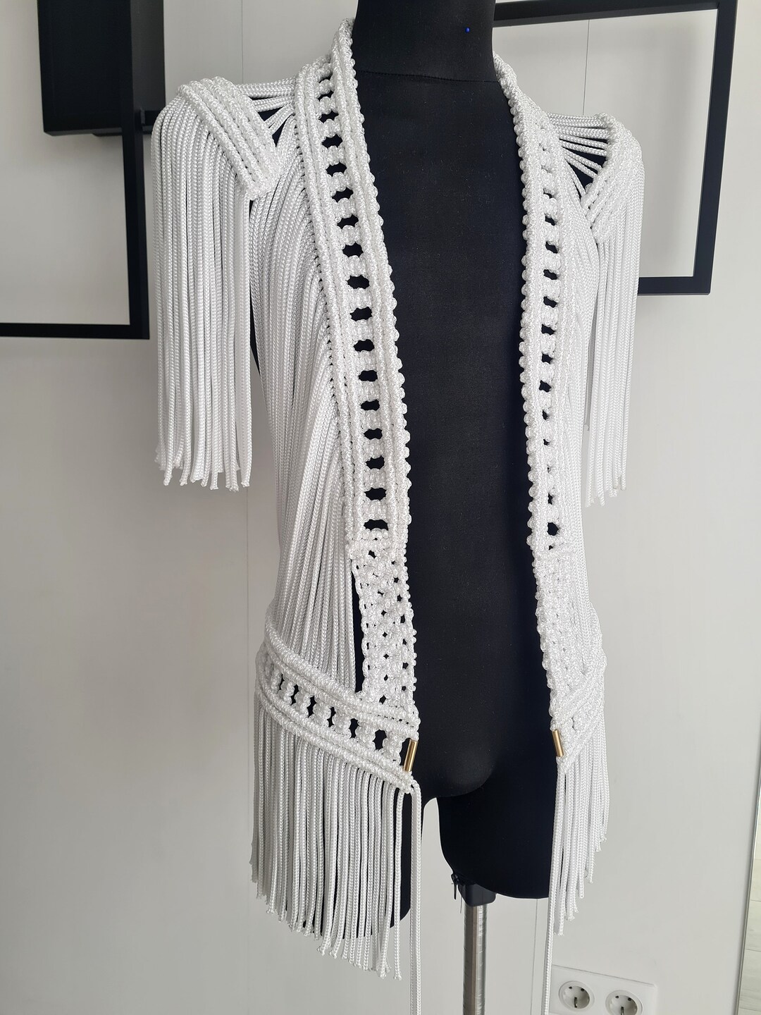 Men's Macrame Jacket / Men's Wedding Jacket / Men's Beach Party Outfit ...