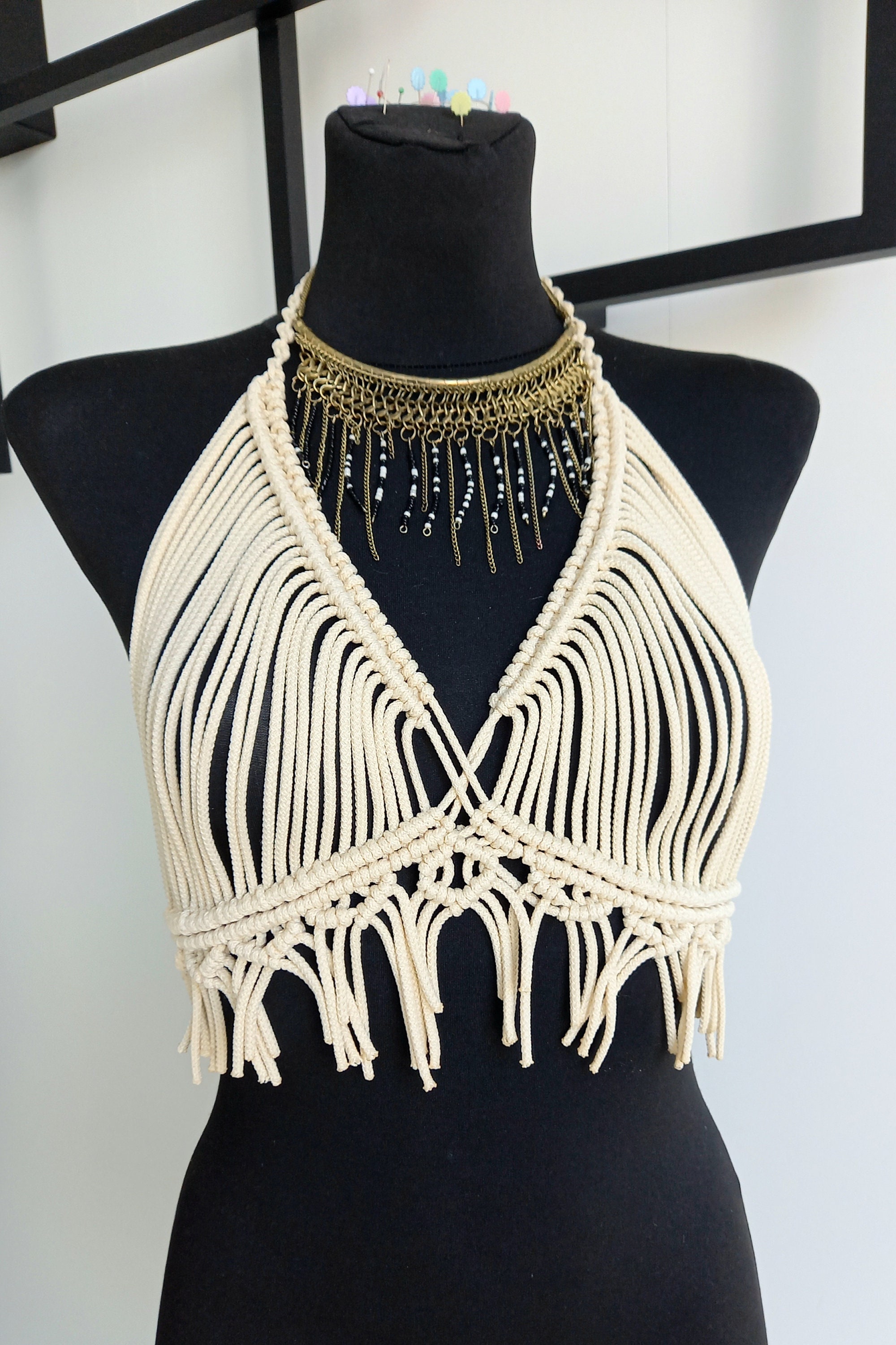 MACRAME CHIC TOP | Womens Macrame Top | Enchanting Beachwear | Macrame ...