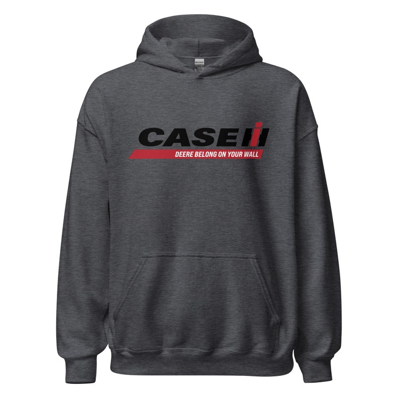 CASE IH Hoodie Deere Belong on Your Wall Hoodie - Etsy