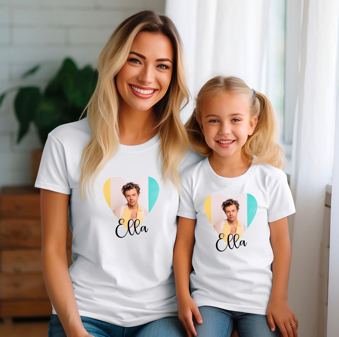 Personalised Harry Styles Tshirt, Custom T-shirt, One Direction Top ...