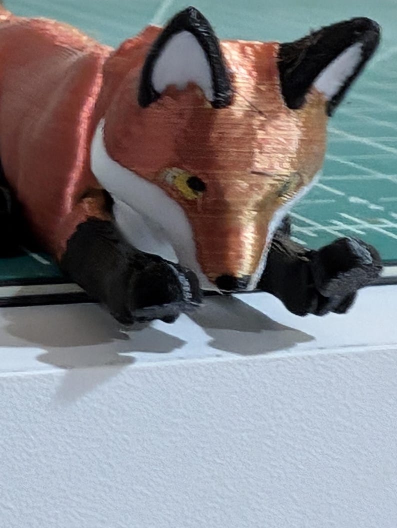 3D Printed Flexy Fox Kitsune 3 - Etsy