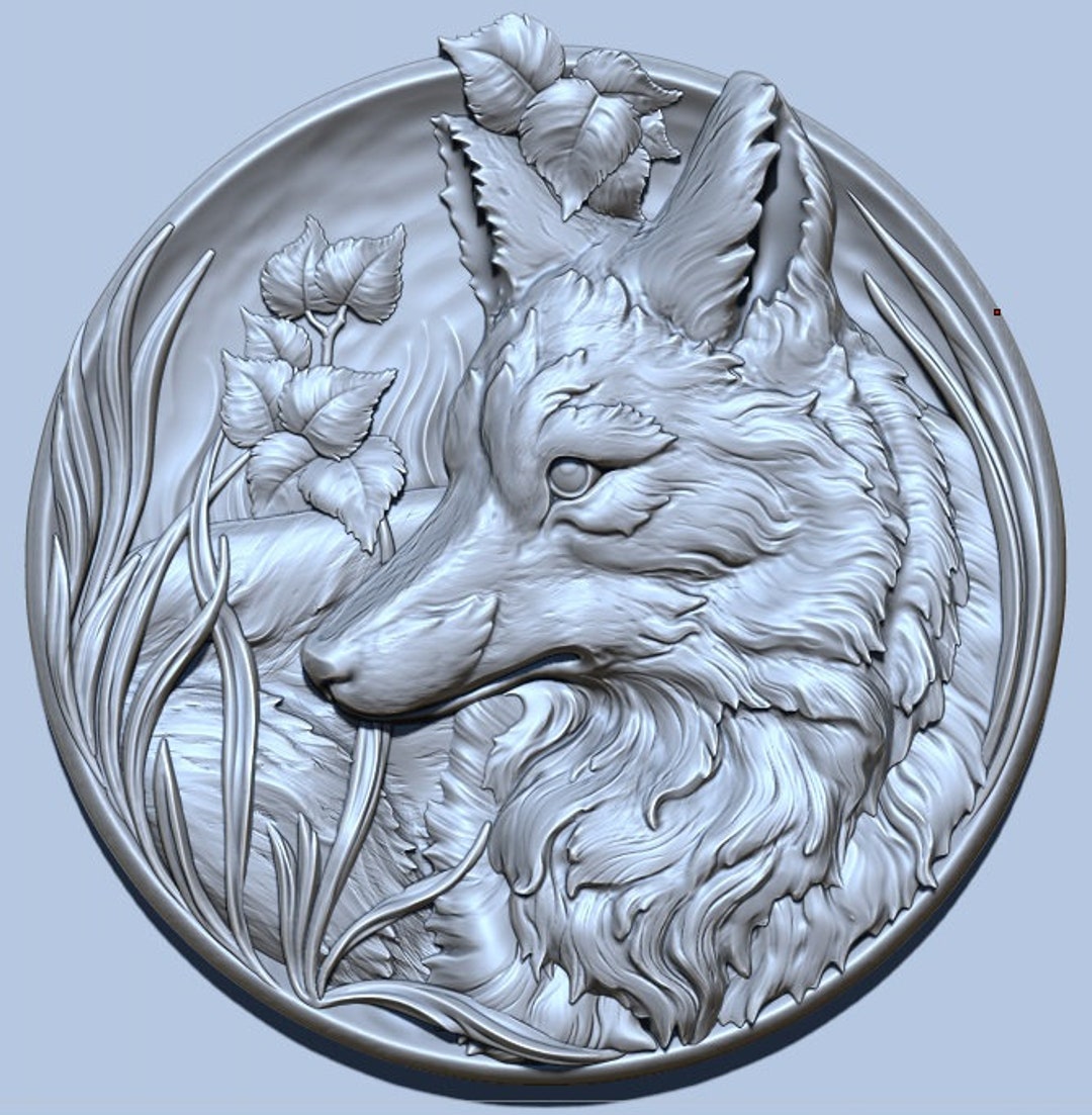 Fox for CNC, 3D STL Model, Cnc Router Engraver, Artcam, Aspire, CNC ...