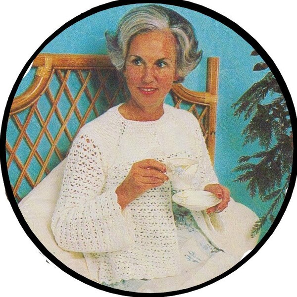 Crochet Pattern for Bed Jacket - Etsy