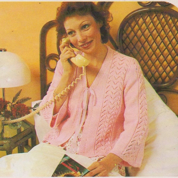 Bed Jacket Pattern - Etsy