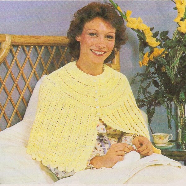 Bed Jacket Pattern - Etsy