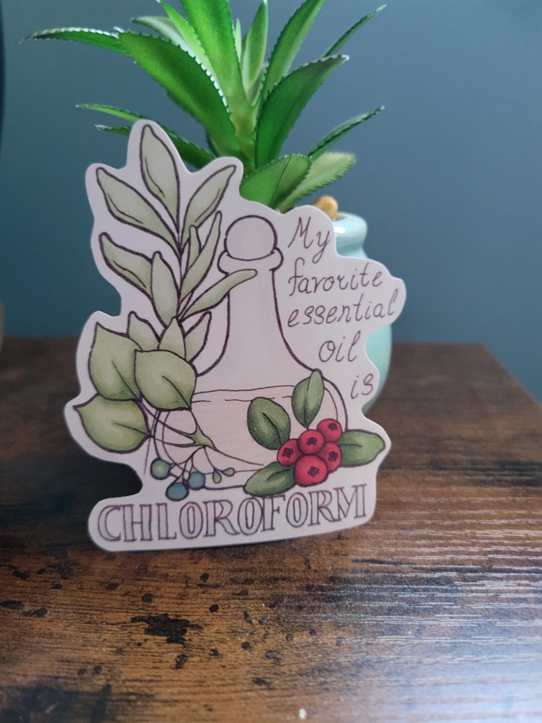 Essential Oil Sticker - Etsy
