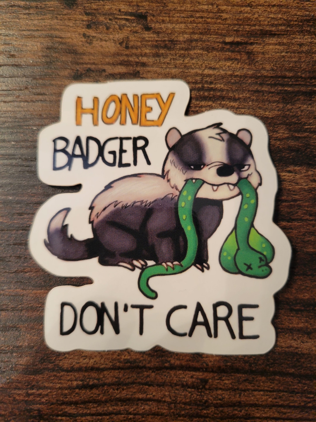 Honey Badger Sticker - Etsy