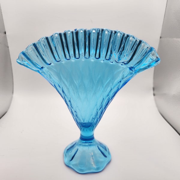 Glass Fan Vase - Etsy