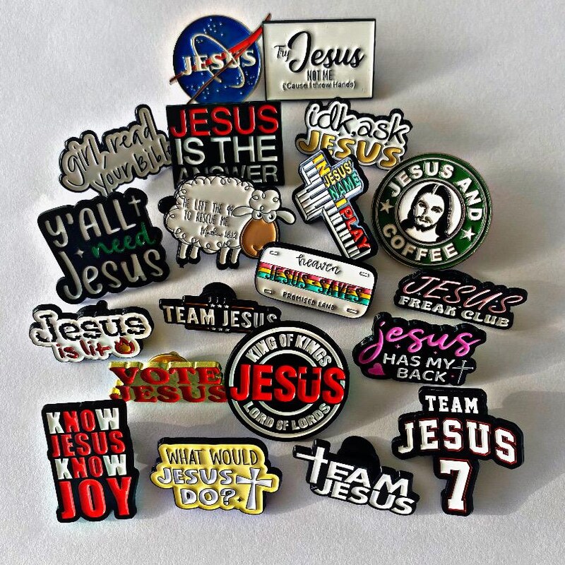 Christian Pins - Etsy