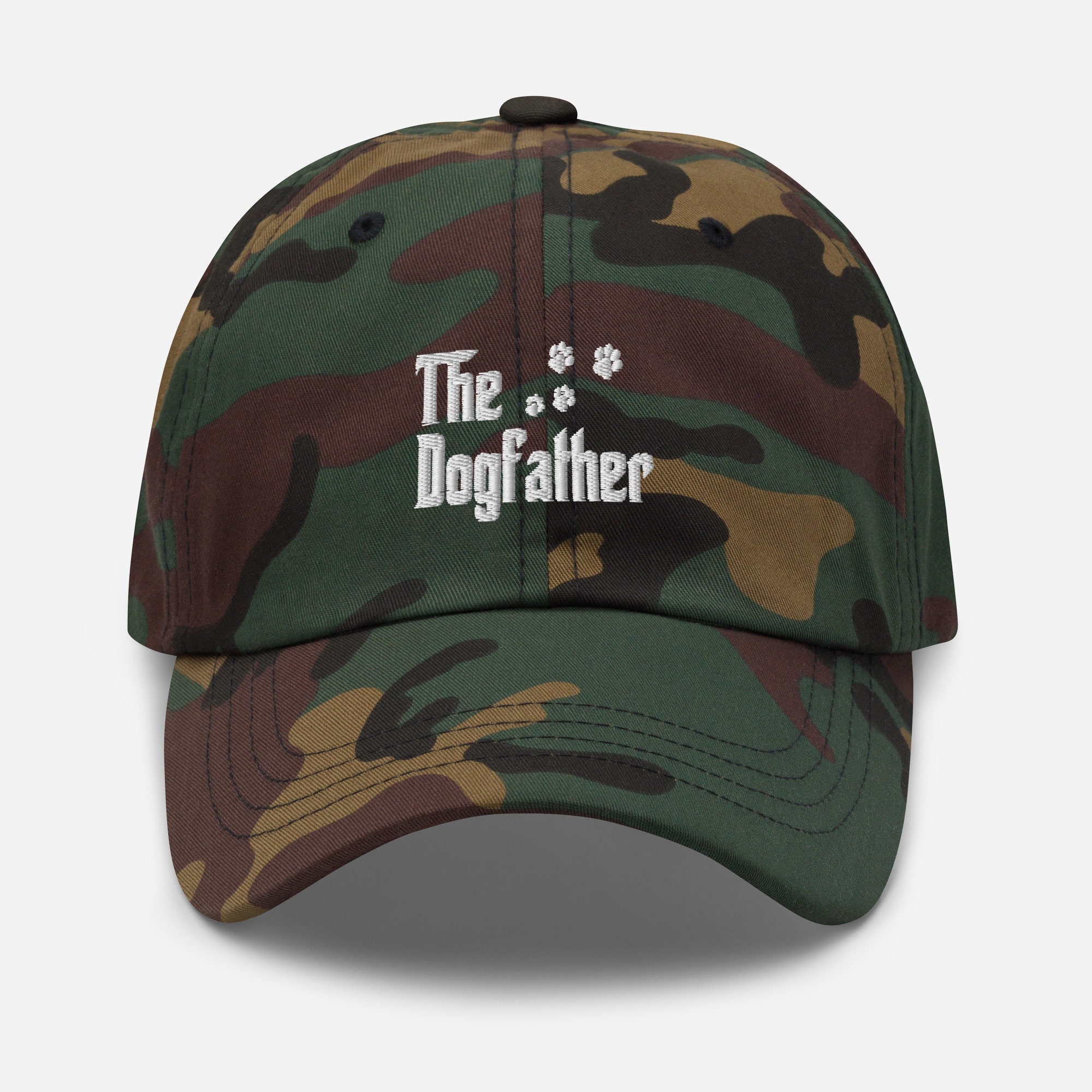 THE DOGFATHER Hat, Dog Dad Hat, Assorted Colors, Adjustable Strap ...