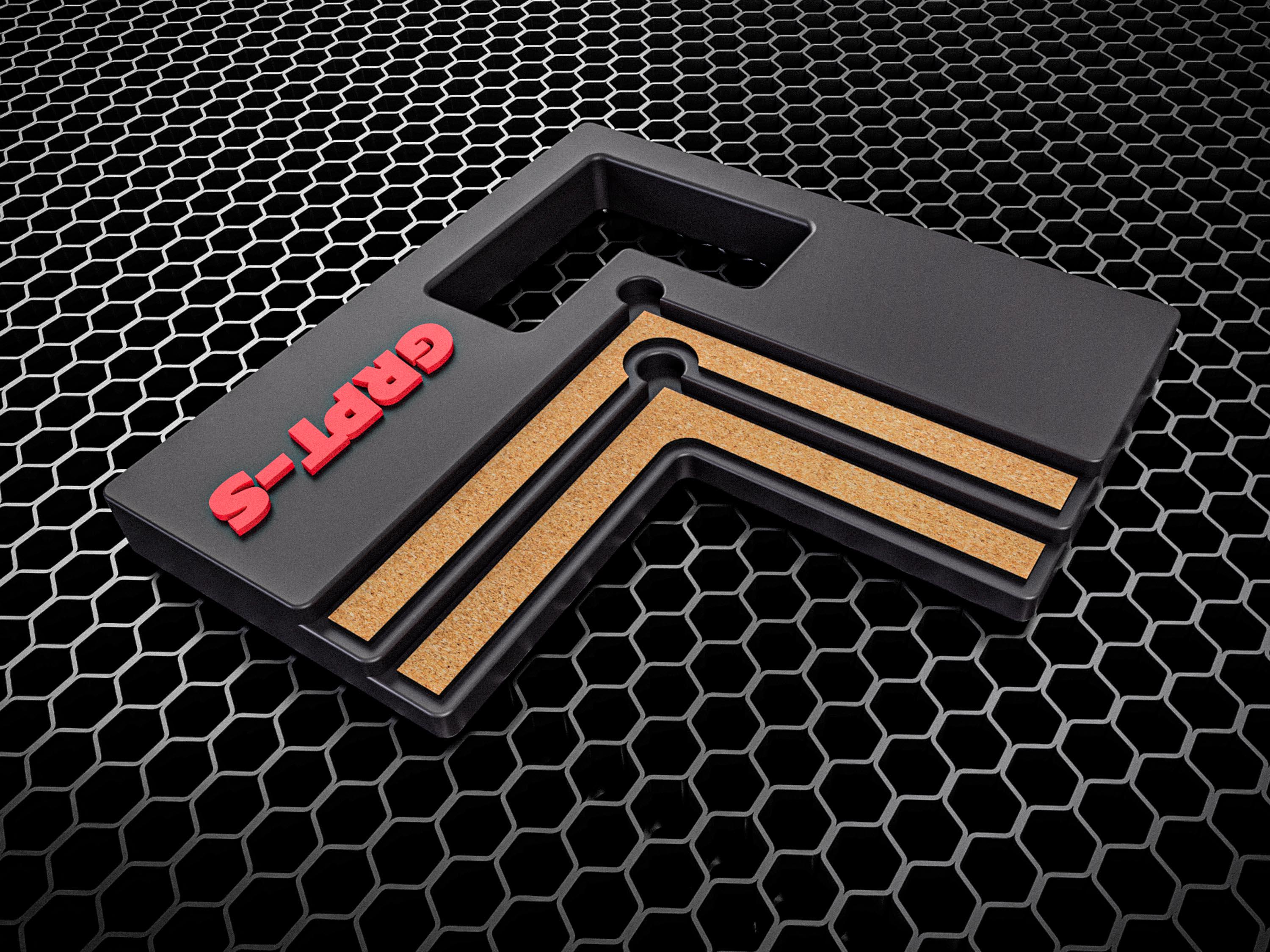 GRPT Magnetic Laser Bed Clamps | Screw-down Honeycomb Hold Downs ...